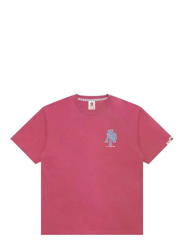 AAPE BY *A BATHING APE® Logo-print Crew-neck T-shirt - Pink