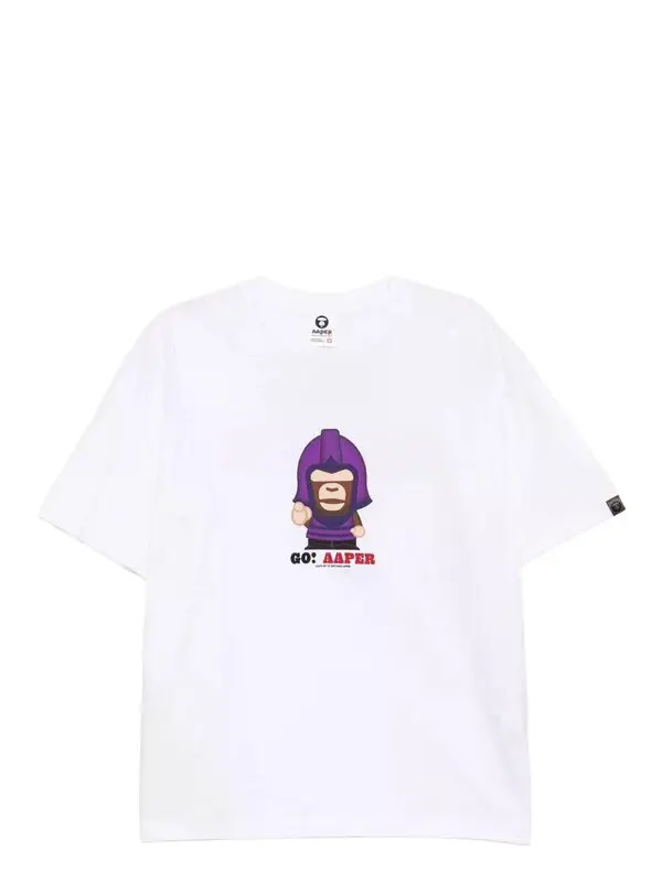 AAPE BY *A BATHING APE® Cotton T-shirt - White