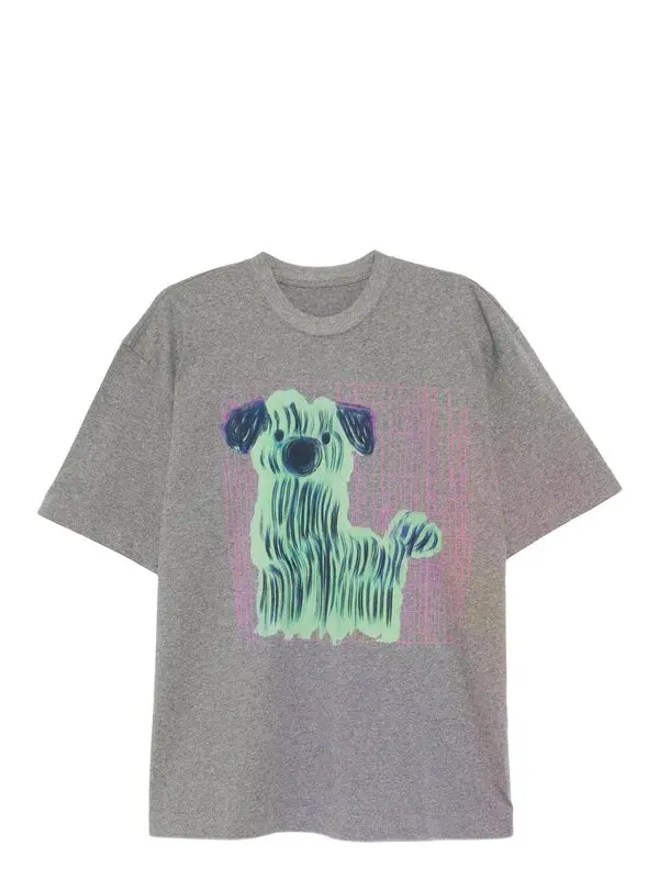 JNBY Graphic-print T-shirt - Grey