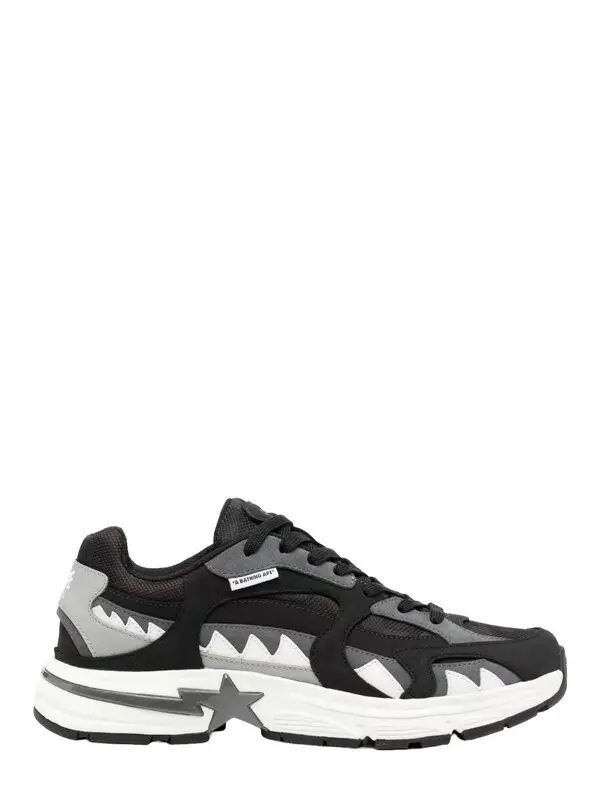 A BATHING APE Star-embellished Trainers - Black