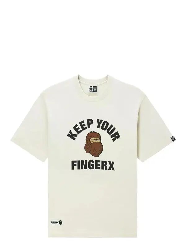 FINGERCROXX Graphic-print T-shirt - Neutrals