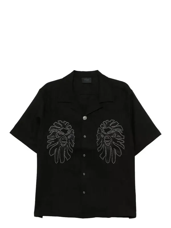 A BATHING APE Stud-embellished Shirt - Black