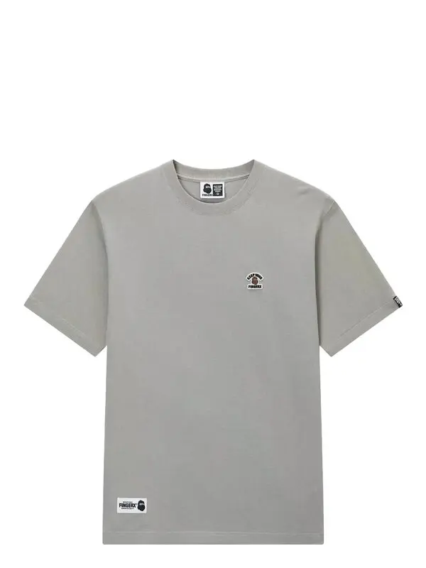 FINGERCROXX Embroidered-logo T-shirt - Grey