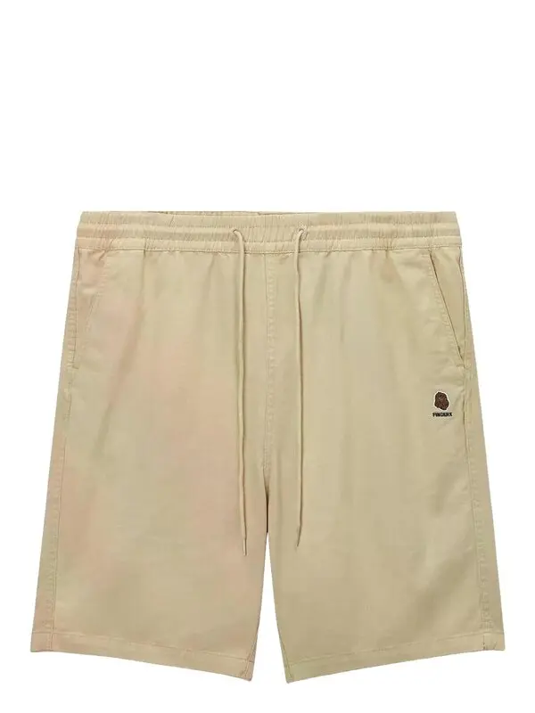FINGERCROXX Embroidered-logo Shorts - Neutrals