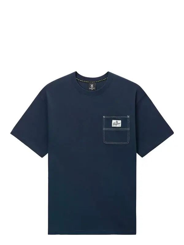 FINGERCROXX Pocket-detail T-shirt - Blue