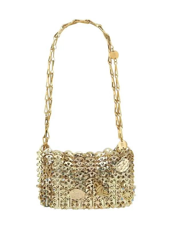 Rabanne 1969 Metal-mesh Mini Bag - Gold