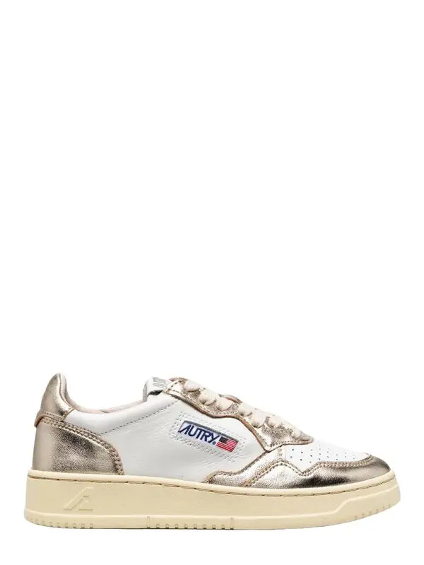 AUTRY Leather Sneakers - White/platinum