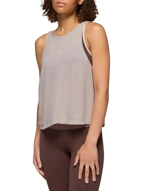 Prana Tank Top With Open Back - Almond