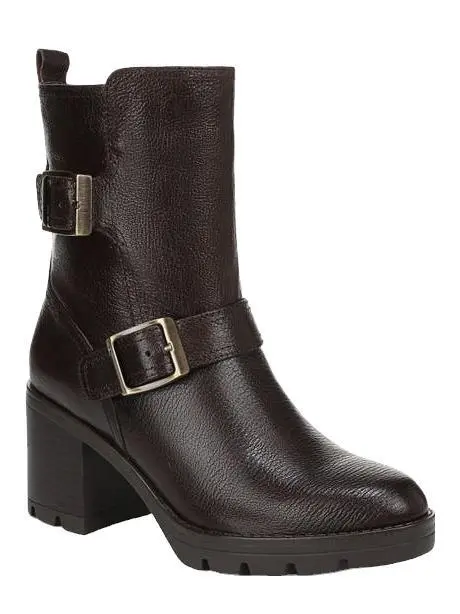 Naturalizer Vail Buckle Boots - Chocolate