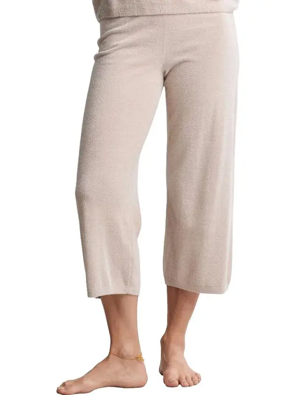 Barefoot Dreams Cozychic Ultra Lite Crop Pajama Pants - Stone