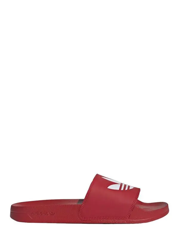 Adidas Adilette Lite Slides - Scarlet / Cloud White / Scarlet
