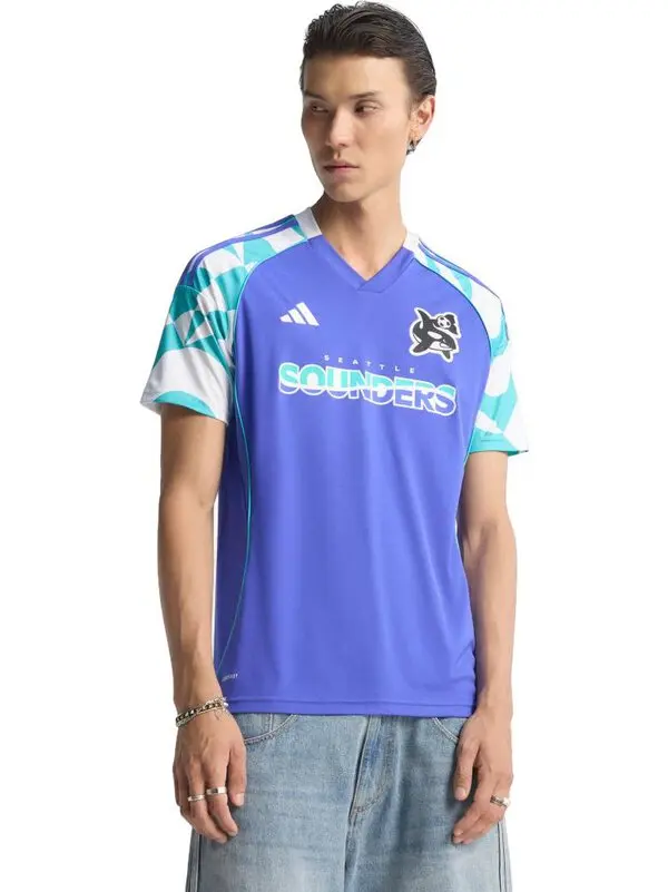Adidas Seattle Sounders Fc 2025 Archive Jersey - Sonic Ink