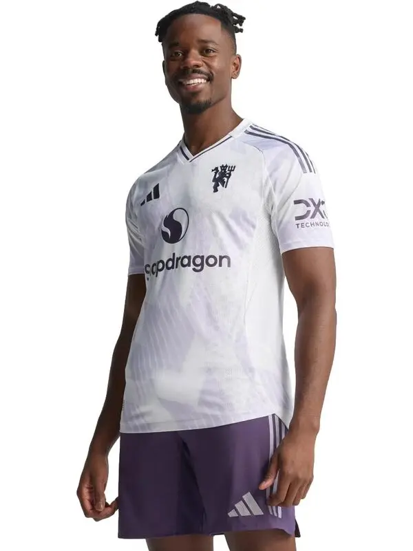Adidas Manchester United 25/26 Away Authentic Jersey - White