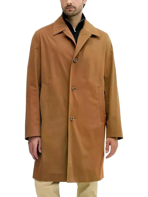 Hugo Boss Button-fastening Coat - Brown