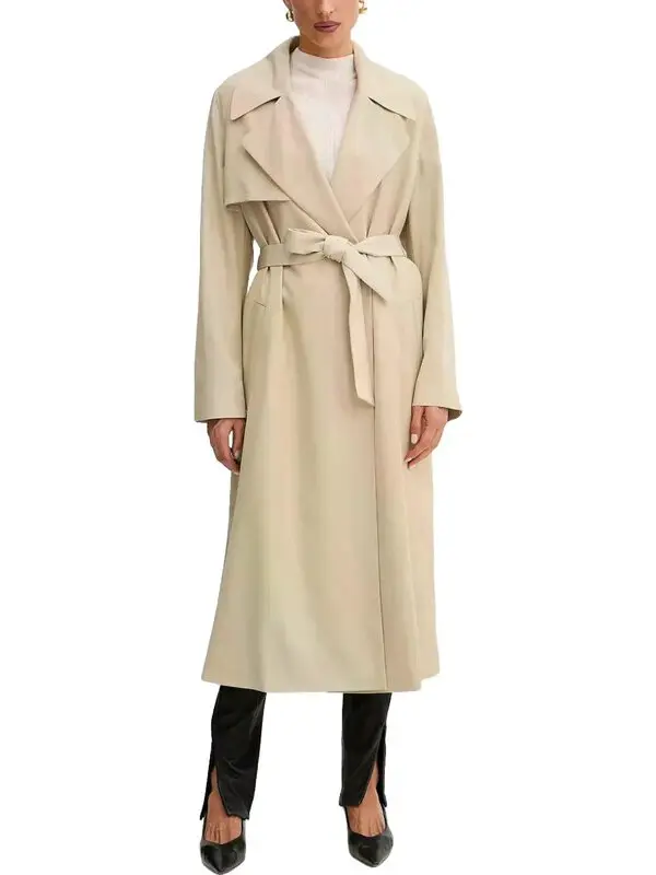 BOSS Calissya Belted Trench Coat - Neutrals