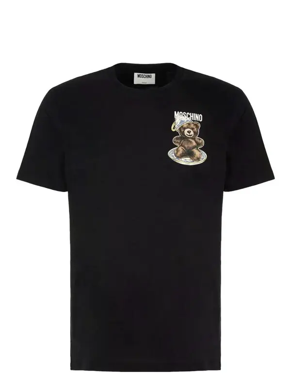 Moschino Bear-print T-shirt - Black