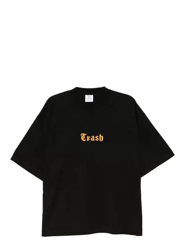 Vetements Cotton T-shirt - Black