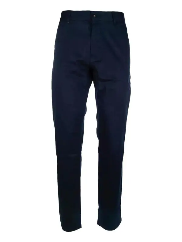 BOSS Textured Slash-pocket Trousers - Blue
