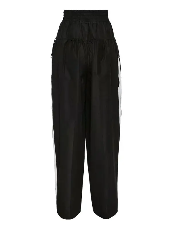 3.1 Phillip Lim Pleated Side-stripe Trousers - Black