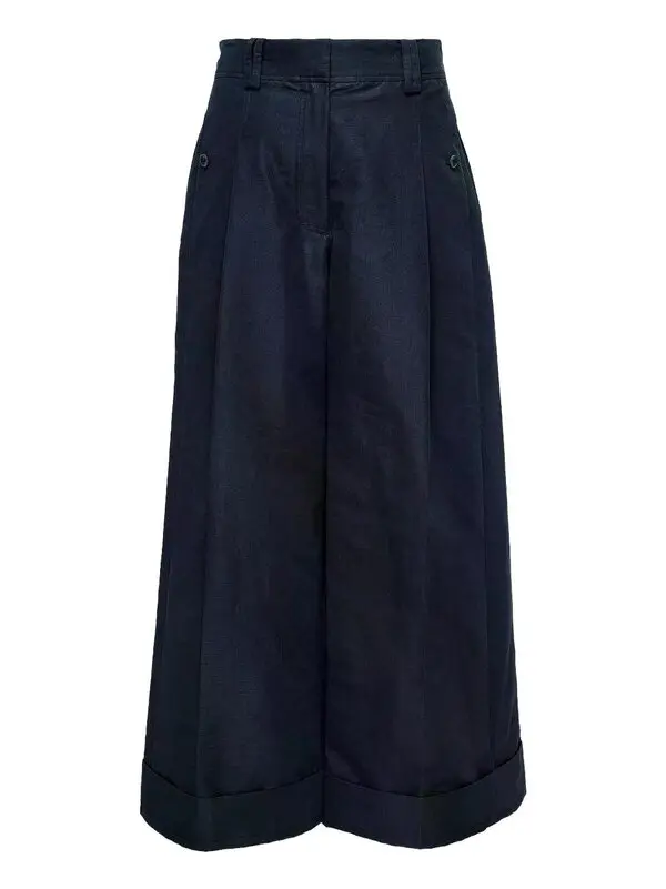3.1 Phillip Lim Pleated Wide-leg Trousers - Blue