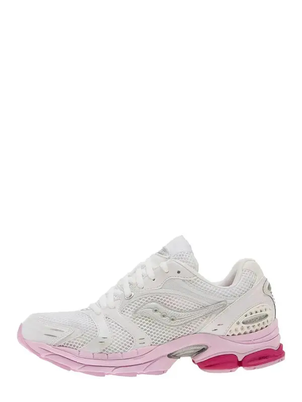 Saucony Progrid Triumph 4 Mesh-paneled Sneakers - White