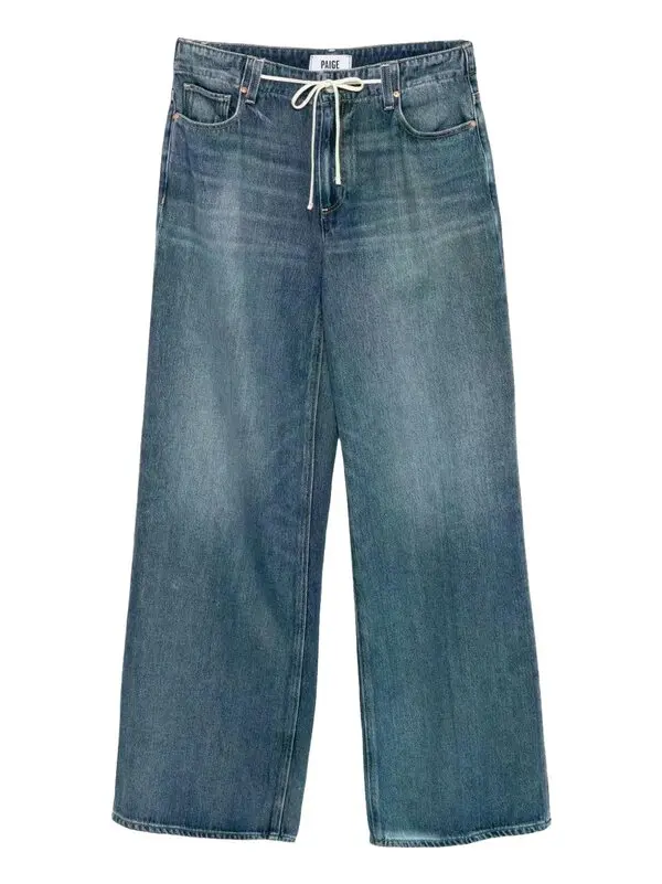 Paige Zoey Wide Leg Jeans - Blue