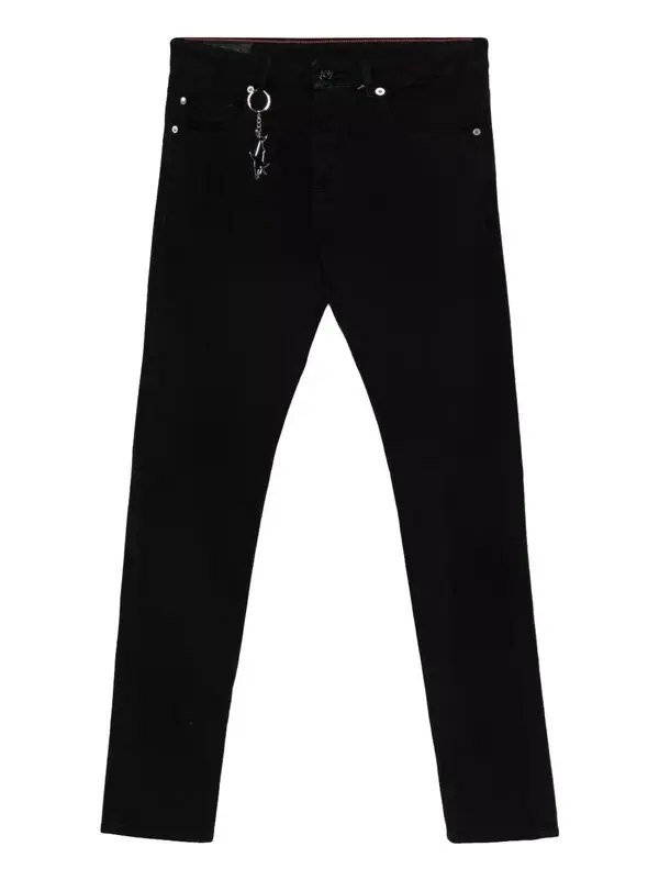 Paul & Shark Key-chain Embellished Trousers - Black