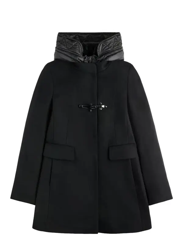 FAY Coat With Hood - Black
