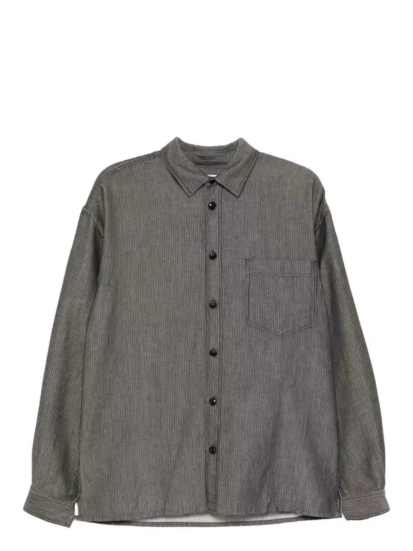 You Must Create Pinstripe Shirt - Grey