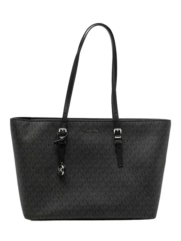 Michael Kors Quinn Signature Logo Tote - Black