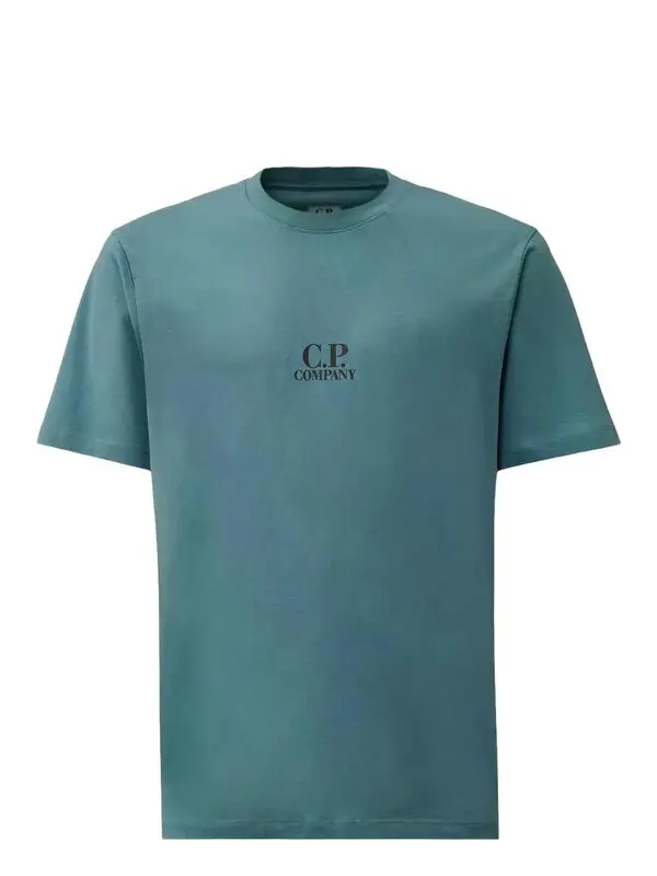 C.P. COMPANY British Sailor Logo-print Crew-neck T-shirt - Blue