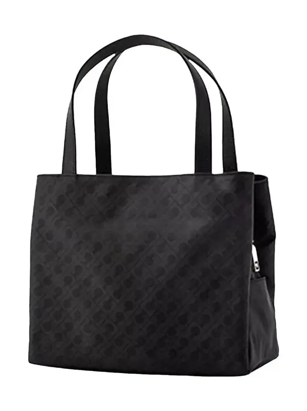 GHERARDINI Geometric-print Tote Bag - Black