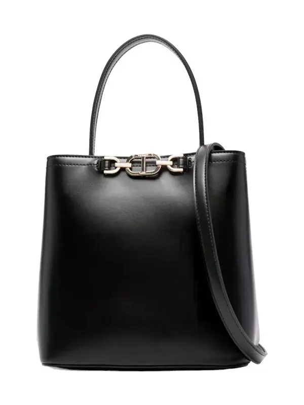 TWINSET Chain-link Bucket Bag - Black