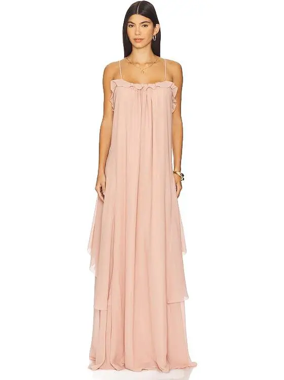 Tularosa Larissa Maxi Dress - Dusty Rose