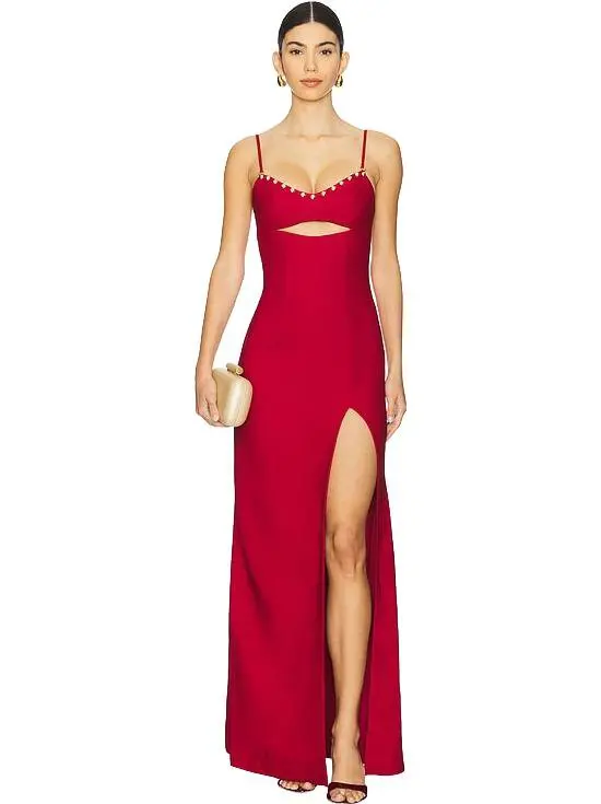 PAPA DON'T PREACH X No Papz Gown - Red