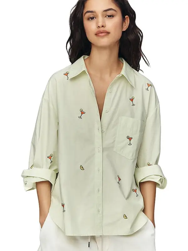 Maeve Shrunken Bennet Buttondown Shirt - Tossed Drinks