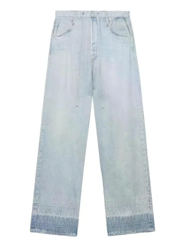 Rag & Bone Phoebe Drawstring Trousers - Blue