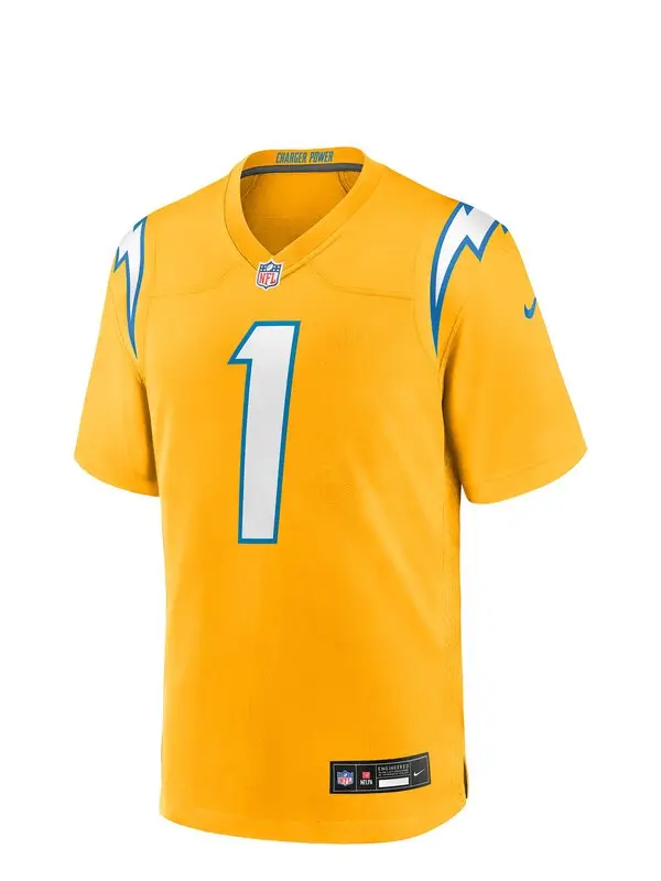 Nike Quentin Johnston Los Angeles Chargers Nfl Game Jersey - Yellow