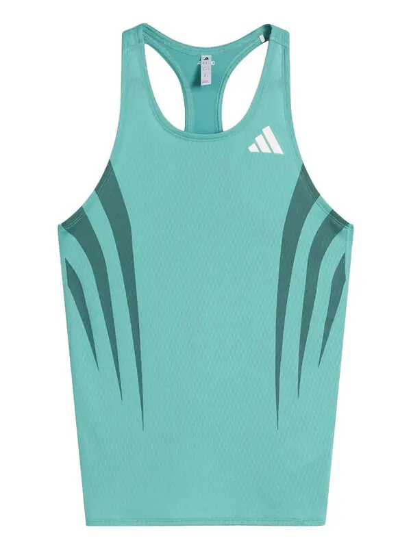 ADIDAS RUNNING Adidas Adizero Archive Running Tank Top - Powder Teal