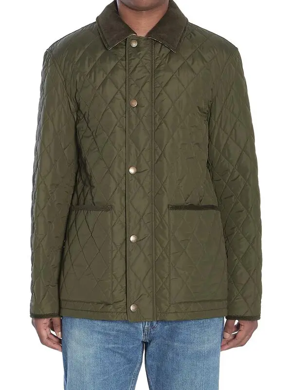 Burberry Haddington Quilted Jacket - Green