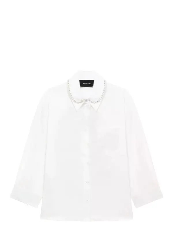 Simone Rocha Pearl-embellished Shirt - White