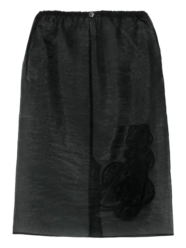 Cecilie Bahnsen Bambi Pencil Skirt - Black