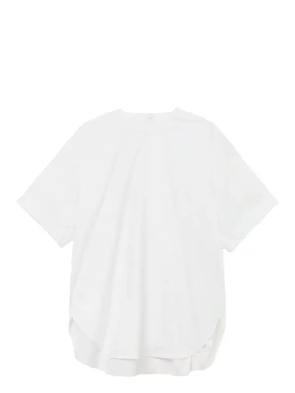 ENFOLD Short-sleeve Blouse - White