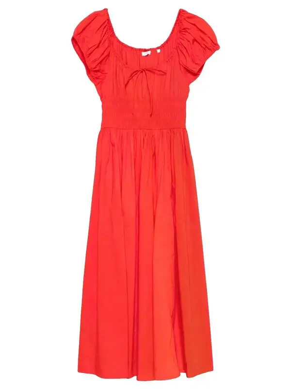 DÔEN Quilla Midi Dress - Red