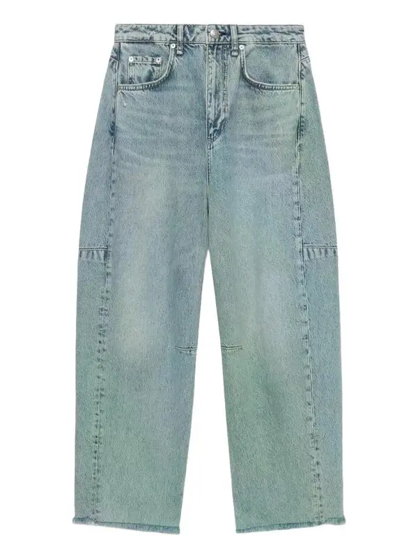 Rag & Bone Charlie Paneled Jeans - Blue