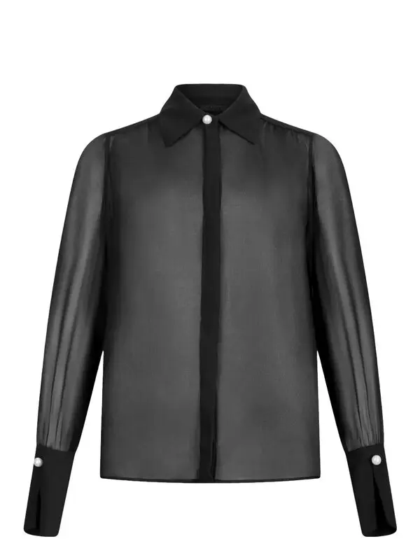 Liu Jo Pearl-embellished Shirt - Black
