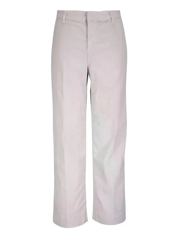 Frank & Eileen Patch-pocket Cropped Trousers - Neutrals