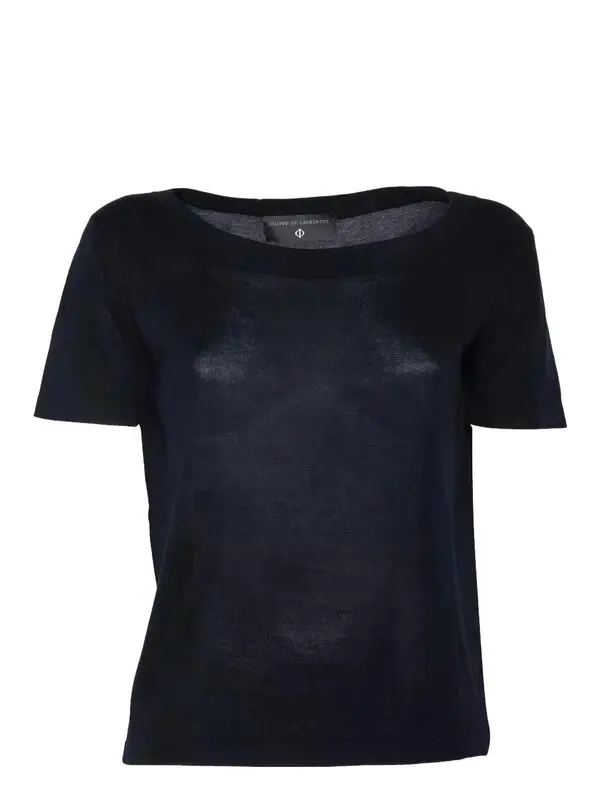 FILIPPO DE LAURENTIIS Round-neck T-shirt - Black