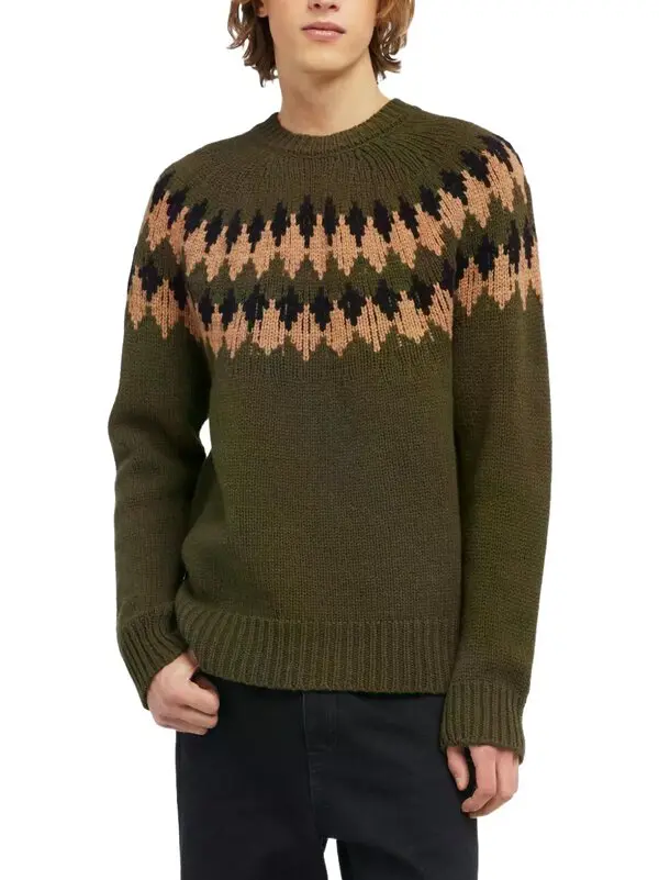 Alanui Wool Knit Sweater - Green