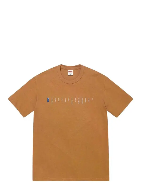 Supreme Location T-shirt - Brown